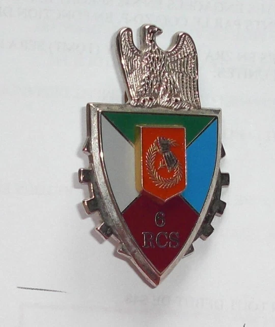 INSIGNE : 6ÈME REGIMENT DE COMMANDEMENT ET DE SOUTIEN -6ème DLB EUR 5 ...