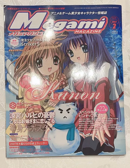 MEGAMI 2007/02 VOL. 81 Anime Magazin Vielen Poster. Kanon, Chobits ...