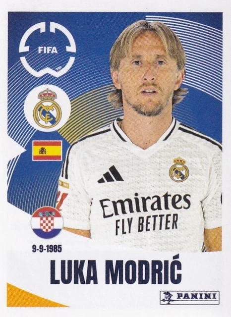 PANINI 2025 FIFA Club World Cup 25 Sticker No. 487 Luka Modric £1.20 ...