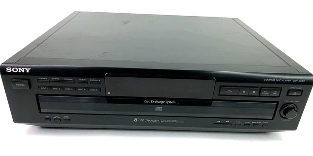 SONY 5 DISC CD player Carousel changer CDP-CE315 Compact Disc Player ...