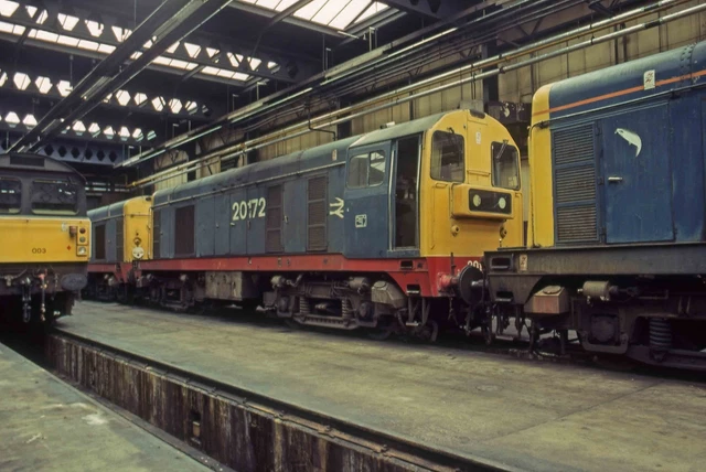 BRITISH RAIL CLASS 20172 TOTON 3-3-90 - 6 x 4 Quality Photo Railway ...