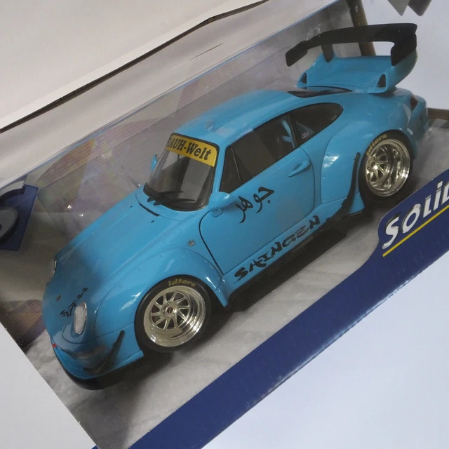 SOLIDO 1/18 2018 Porsche RWB Bodykit Shingen Lt. Blue S1808501 New 500 ...