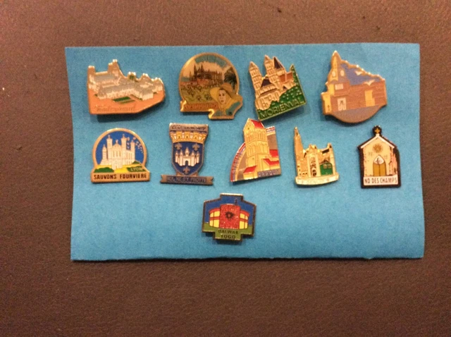 LOT DE PINS pins églises cathédrale monument en bon état général EUR 7 ...