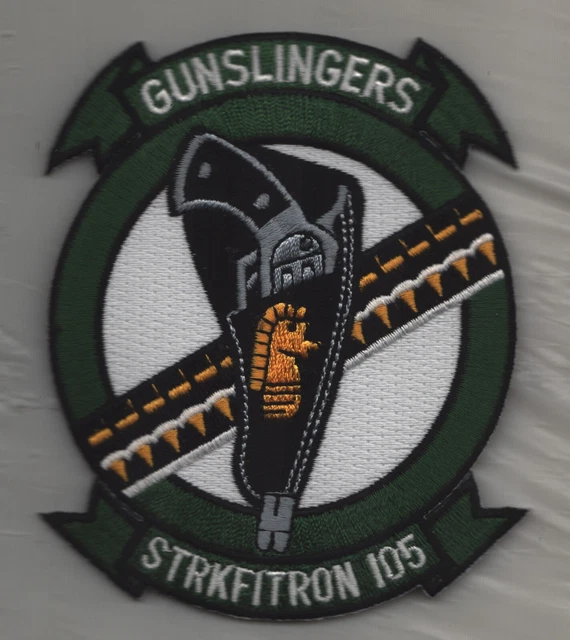 NAVY STRIKE FIGHTER Squadron VFA-105, "Gunslingers" Uniform Shoulder ...