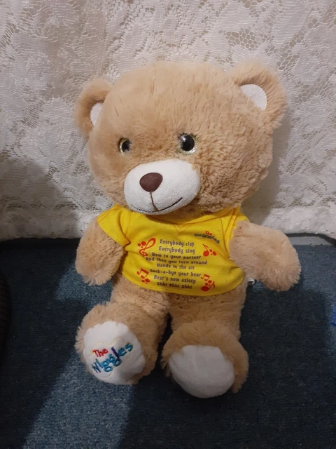 THE WIGGLES HEAD Start Rock A Bye Your Bear Singing Plush Bear Working ...