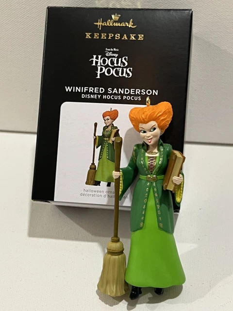 HALLMARK 2021 KEEPSAKE Disney Hocus Pocus WINIFRED SANDERSON Halloween ...