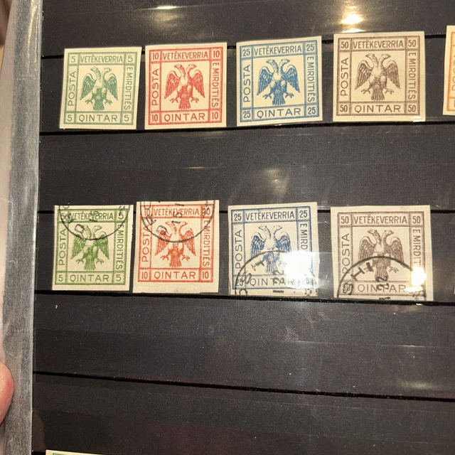 ALBANIEN POSTA VETEKEVERRIA Briefmarken. Aus Nachlass 18 🔝 EUR 33,00 ...