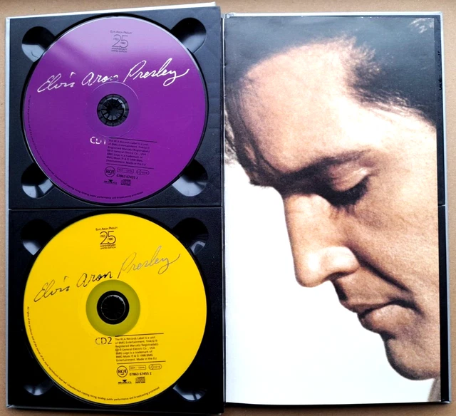 NM! ELVIS ARON Presley 4 CD Box Set 25th Silver Anniversary Limited ...