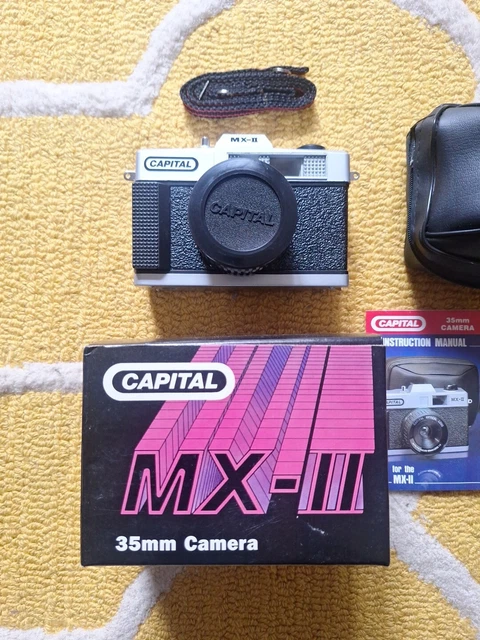 VINTAGE CAPITAL MX-II 35mm FILM CAMERA with a 50mm Lens W Original Box ...