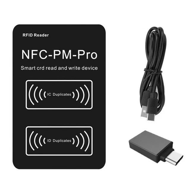 RFID CHIP Reader PM PRO Decoder NFC Key Copier ID IC Tag Clone 13 ...