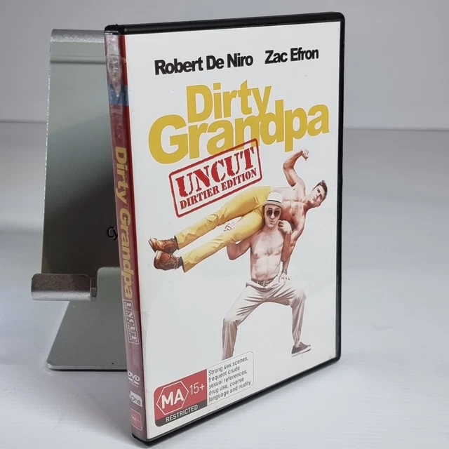 DIRTY GRANDPA UNCUT DVD, 2016 Crude Comedy Movie PAL Region 4 Zac Efron ...
