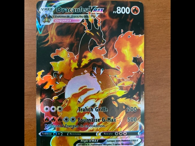CARTE POKEMON DRACAUFAU VMAX 800 PV EUR 10,00 - PicClick FR