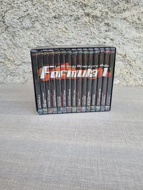 DVD-COFANETTO-LA GRANDE AVVENTURA Della Formula 1-F1-Box 15 Dvd-La ...