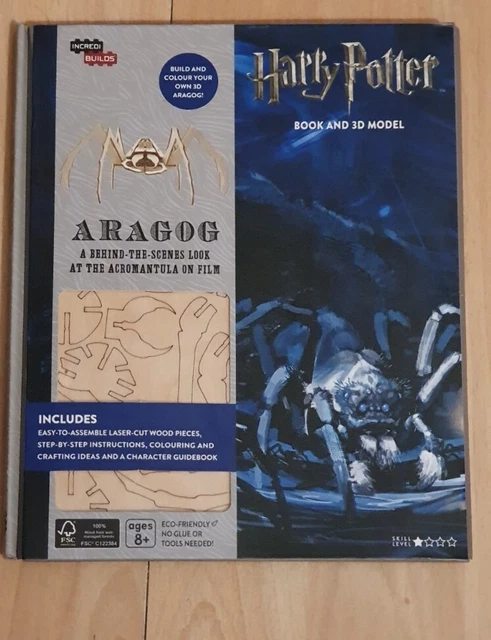 INCREDIBUILDS HARRY POTTER Aragog Book And 3D Model, Build Your Own ...