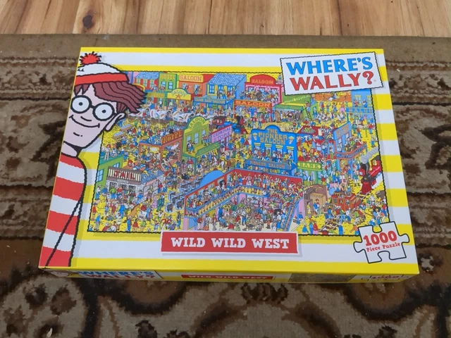 DOVE SI TROVA Wally? 1000 Pezzi Puzzle Wild Wild West OTTIME CONDIZIONI ...