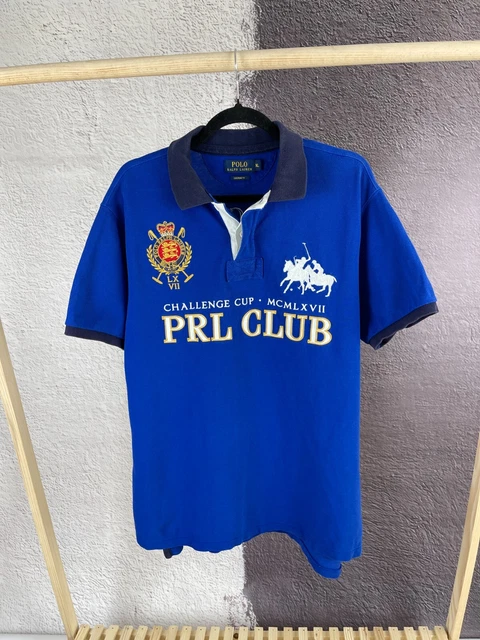 POLO RALPH LAUREN PRL Club Challenge Cup Royal Blue Polo $68.75 - PicClick CA