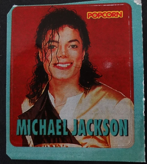 PROMOTIONAL STICKERS MICHAEL JACKSON Popcorn Jugendmagazin Star ...