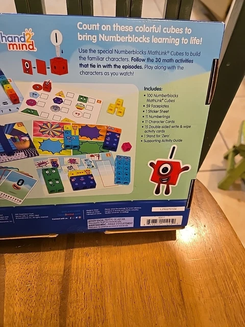 HAND2MIND NUMBERBLOCKS MATHLINK Cubes Numberblocks 1-10 Activity Set ...