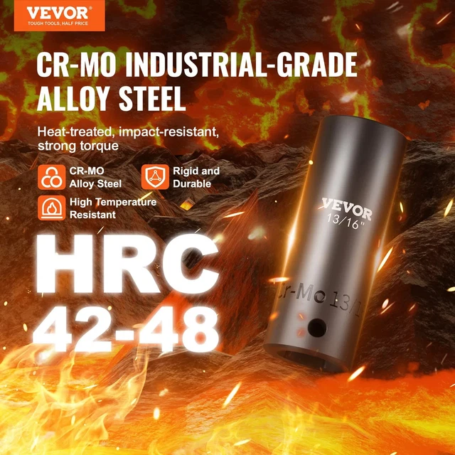 3/8& DRIVE IMPACT Socket Set, 25 Piece Deep & Shallow Socket Set SAE 5/ ...