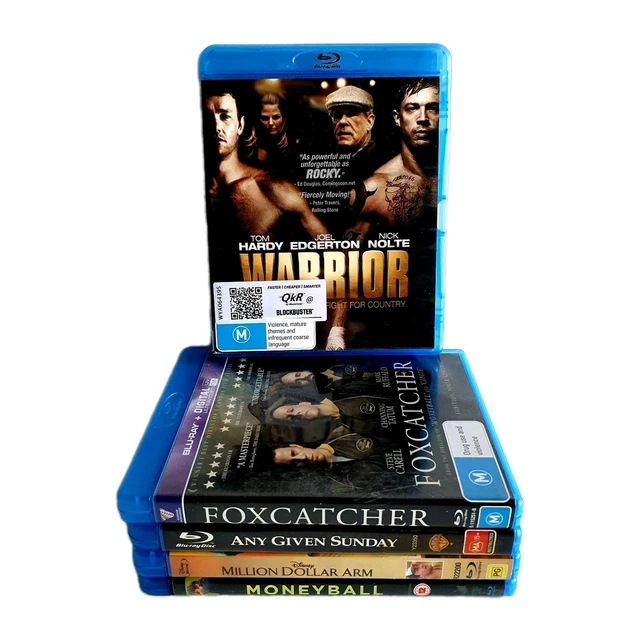 SPORTS 5 X Blu-ray Gift Bundle Warrior, Moneyball, Any Given Sunday ...