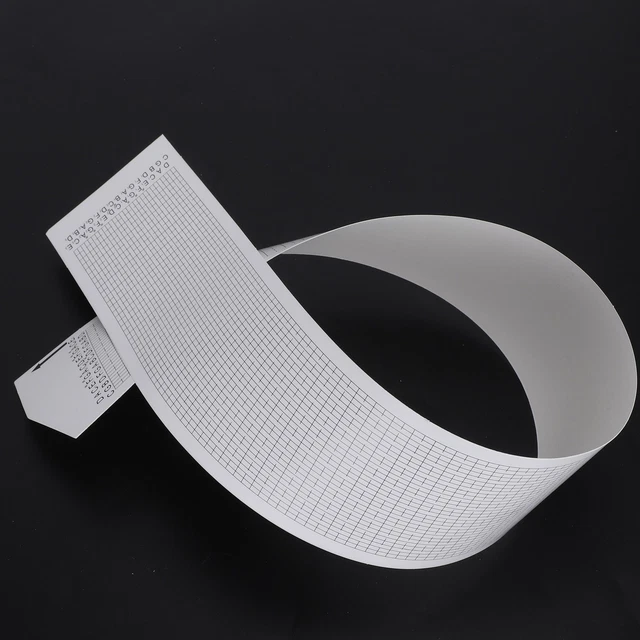 30 NOTE HANDCRANKED Music Box Paper Tape Blank DIY Compose Refill Paper ...