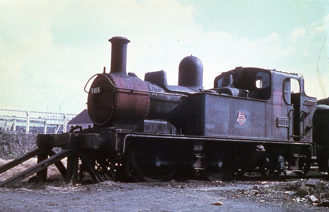 COLOUR RAIL SLIDE, BRWxxx, GWR 5800 class, 5815, Swindon Works £1.25 ...