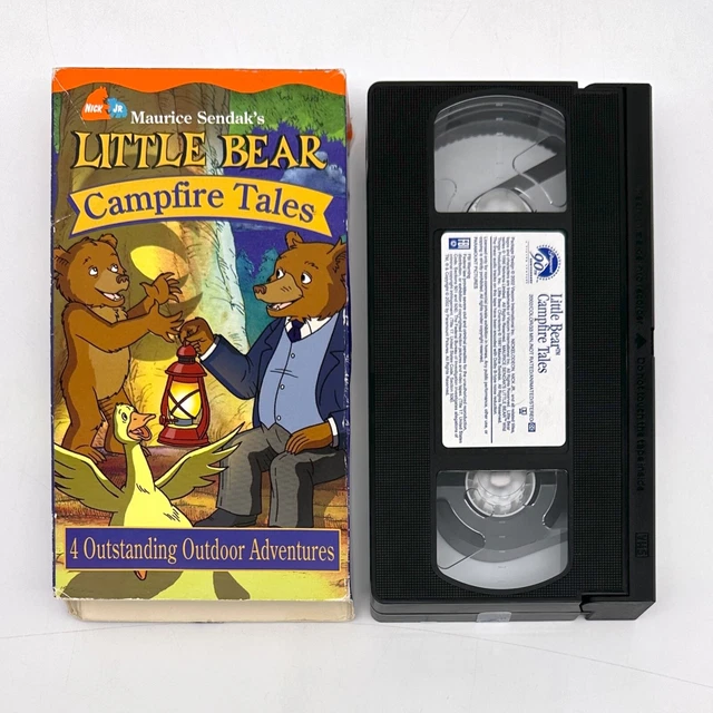 LITTLE BEAR CAMPFIRE Tales Nick Jr VHS Tape 2002 Nickelodeon Maurice ...