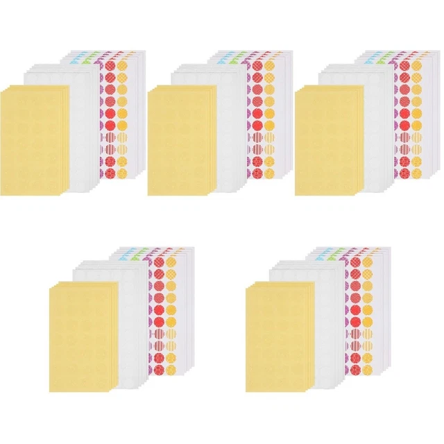 75 SHEETS HOLE Reinforcement Labels Punched Pages Hole Protective ...