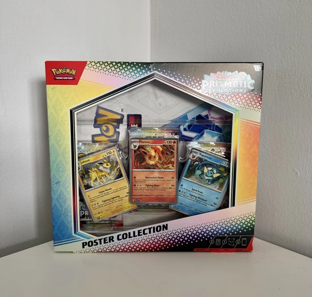 POKEMON TCG: SCARLET And Violet Prismatic Evolutions Poster Collection ...