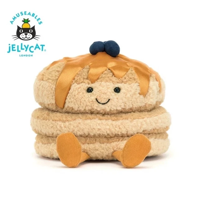 JELLYCAT AMUSEABLES FRAN Pancakes Breakfast Bliss in Plush new with tag ...