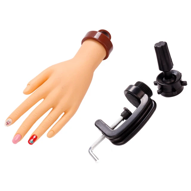 NAIL ART PRACTICE Hand Fake Kit Model with Mounting Bracket for £22.78 ...