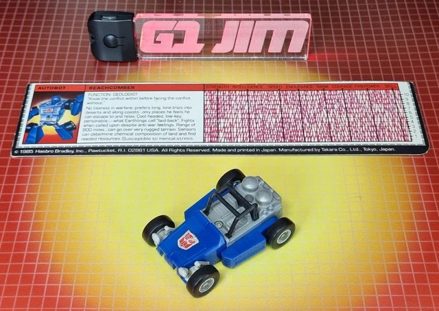 VINTAGE HASBRO TRANSFORMERS G1 Mini Autobot Beachcomber w/Techs $24.02 ...