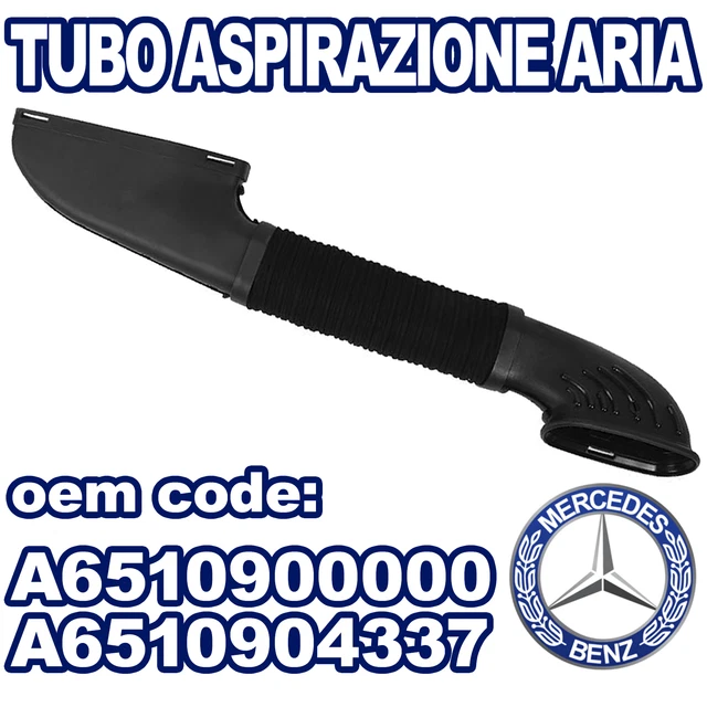 TUBO FLESSIBILE ASPIRAZIONE ARIA per MERCEDES Classe A B A6510900000 ...