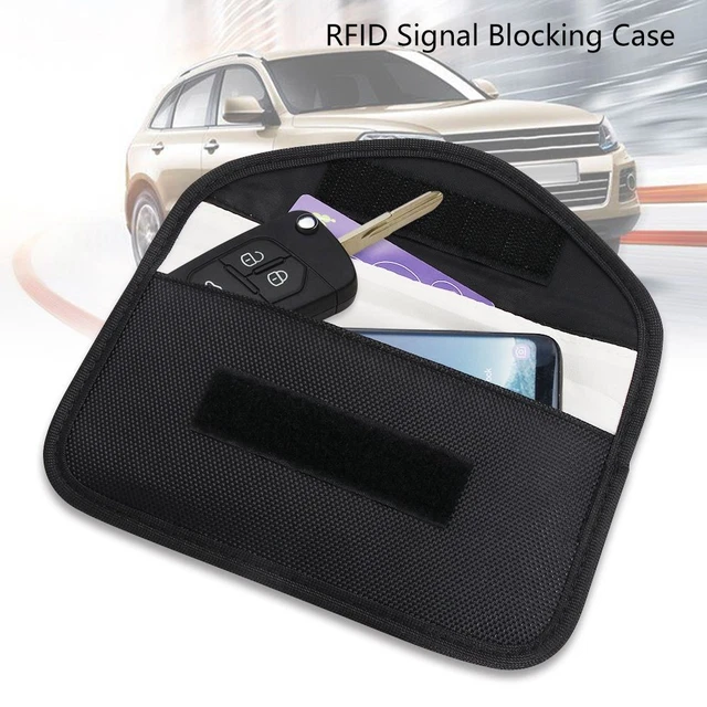 BLOCKING BAG KEYLESS RFID Car Key Signal Blocker Case Fob Pouch Faraday ...