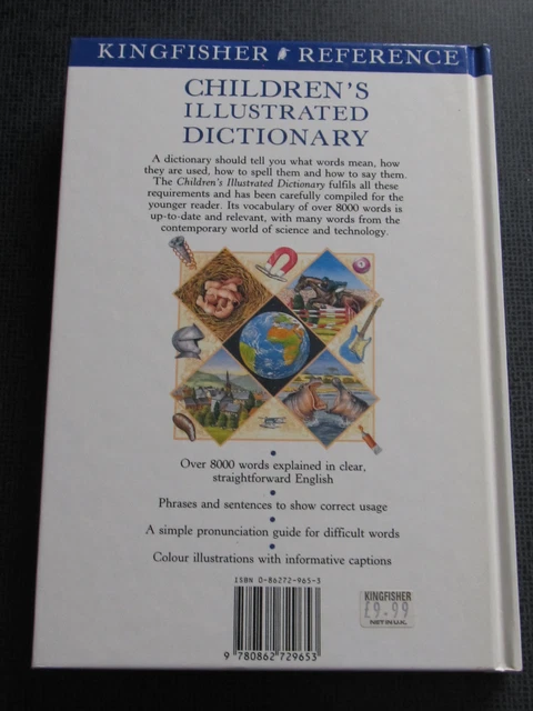 KINGFISHER CHILDREN'S ILLUSTRATED Dictionary by Pan Macmillan Hardback ...