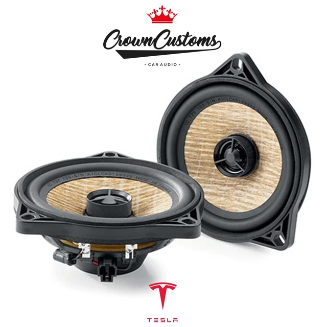 TESLA MODEL Y Coaxial Speaker Upgrade 80W Focal Ic T3Y 100 Plug & Play ...