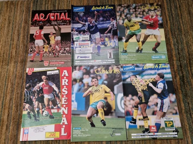 ARSENAL FOOTBALL PROGRAMMES 1980s, 90s £1.40 - PicClick UK