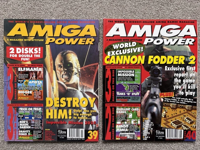 AMIGA POWER MAGAZINES, Issues #39 and #40 £5.92 - PicClick UK