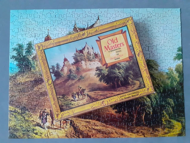 VINTAGE WADDINGTONS JIGSAW Puzzle Old Masters 400 Piece Castle ...