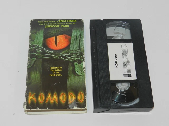 KOMODO VHS HORROR Scifi Creatures Jill Hennessy Studio S w/ Sleeve £7. ...