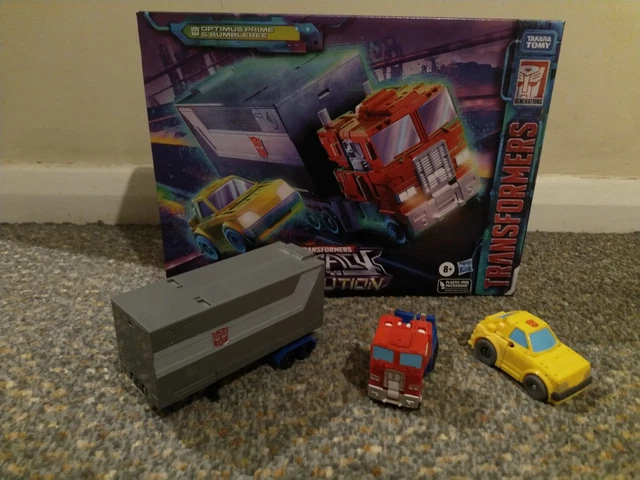 TRANSFORMERS LEGACY EVOLUTION Core Class Optimus Prime & Bumblebee Set ...