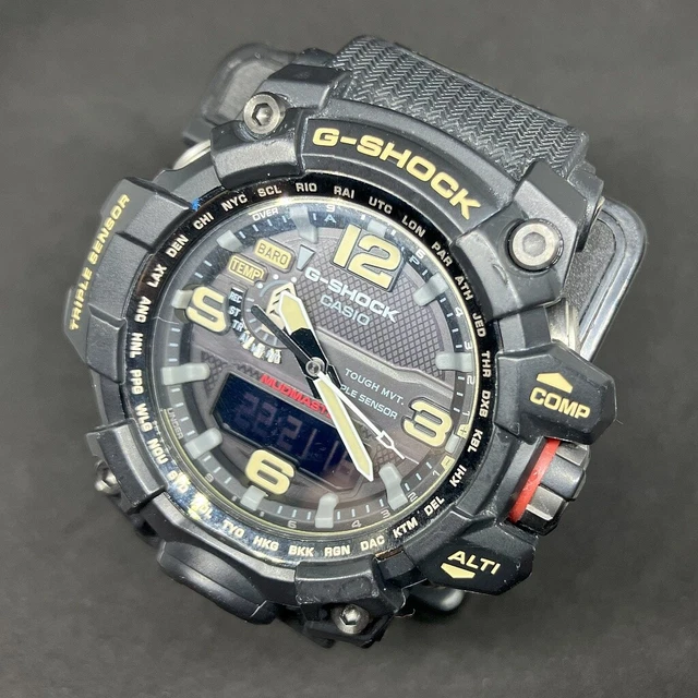 CASIO G-SHOCK MUDMASTER GWG-1000-1AJF Radio Tough Solar Black Used Japan £293.77 - PicClick UK