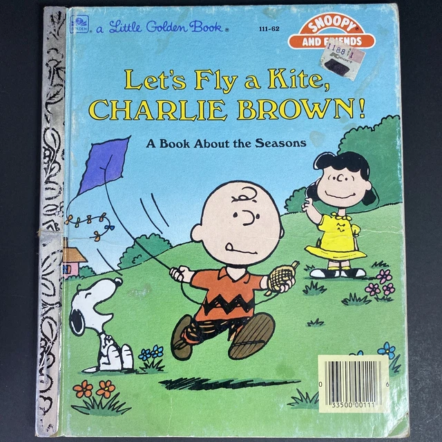 LITTLE GOLDEN BOOK Lets Fly A Kite Charlie Brown 1987 “A” Edition ...