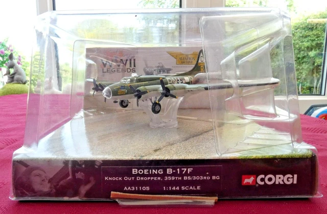 CORGI WWII LEGENDS BOEING B17F FLYING FORTRESS 'KNOCK OUT DROPPER' 1: ...