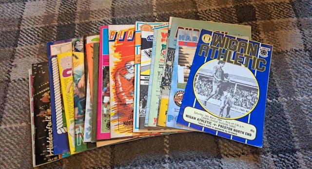 PRESTON NORTH END 25 Away Football Programmes 1980's Joblot £6.44 ...