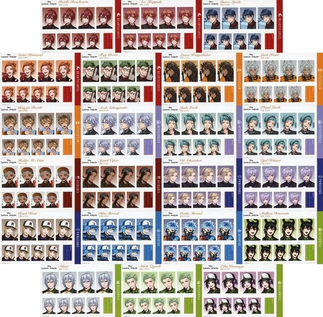 DISNEY TWISTED WONDERLAND 5th Anniversary Character Card Set 22 Types £ ...