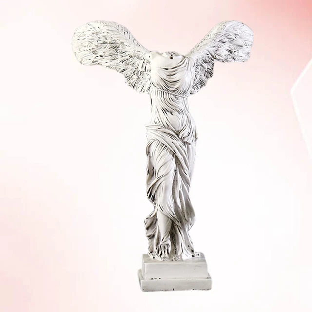 DEA GRECA BIANCA scultura statua dea alata EUR 14,88 - PicClick IT