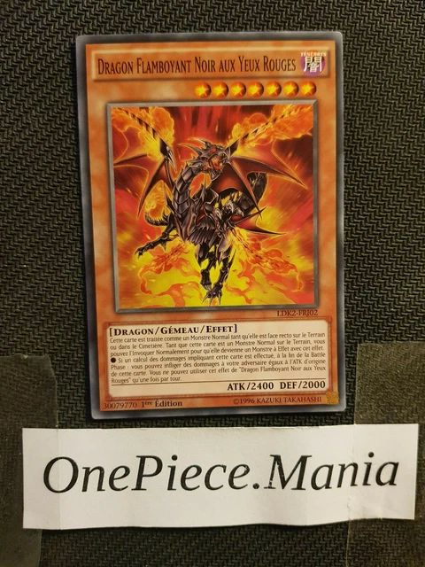 YU-GI-OH! DRAGON FLAMBOYANT Noir Aux Yeux Rouges LDK2-FRJ02 EUR 1,00 ...