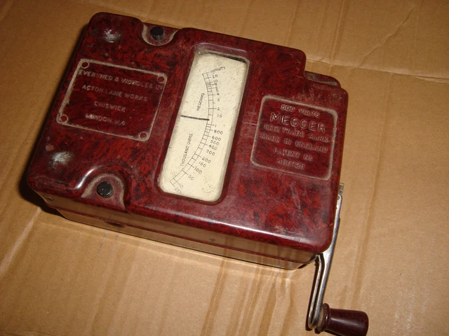VINTAGE EVERSHED & Vignoles Ltd Megger 500V Insulation & Continuity ...