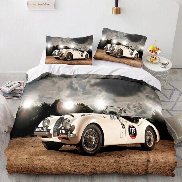 BUBBLE CAR VINTAGE Car 3D Printed 6 Quilt Duvet Cover Set Pillowcase ...